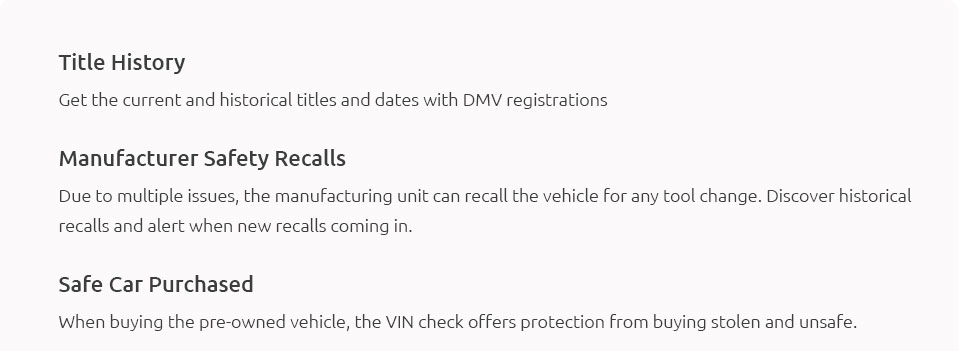Vehicle Clearance Check 🆗 Jan 2026